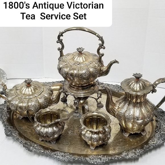 Antique | Dining | Amazing Rare Antique Victorian Repousse Silver ...